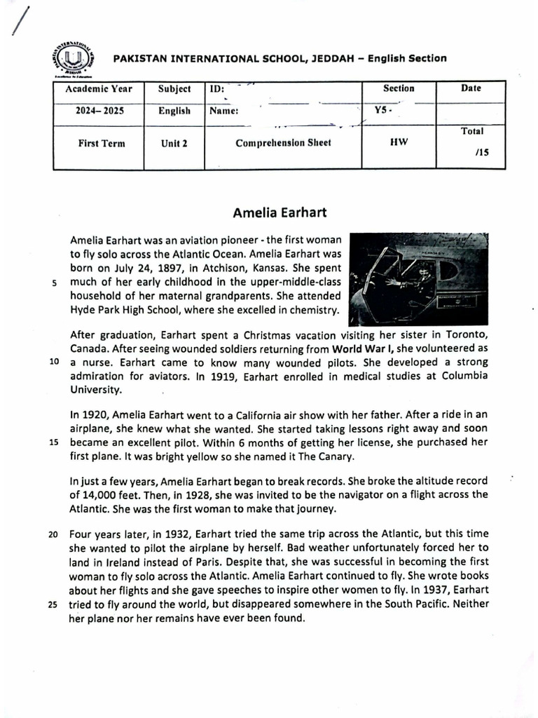 Y5 English Unit 2 HW | PDF