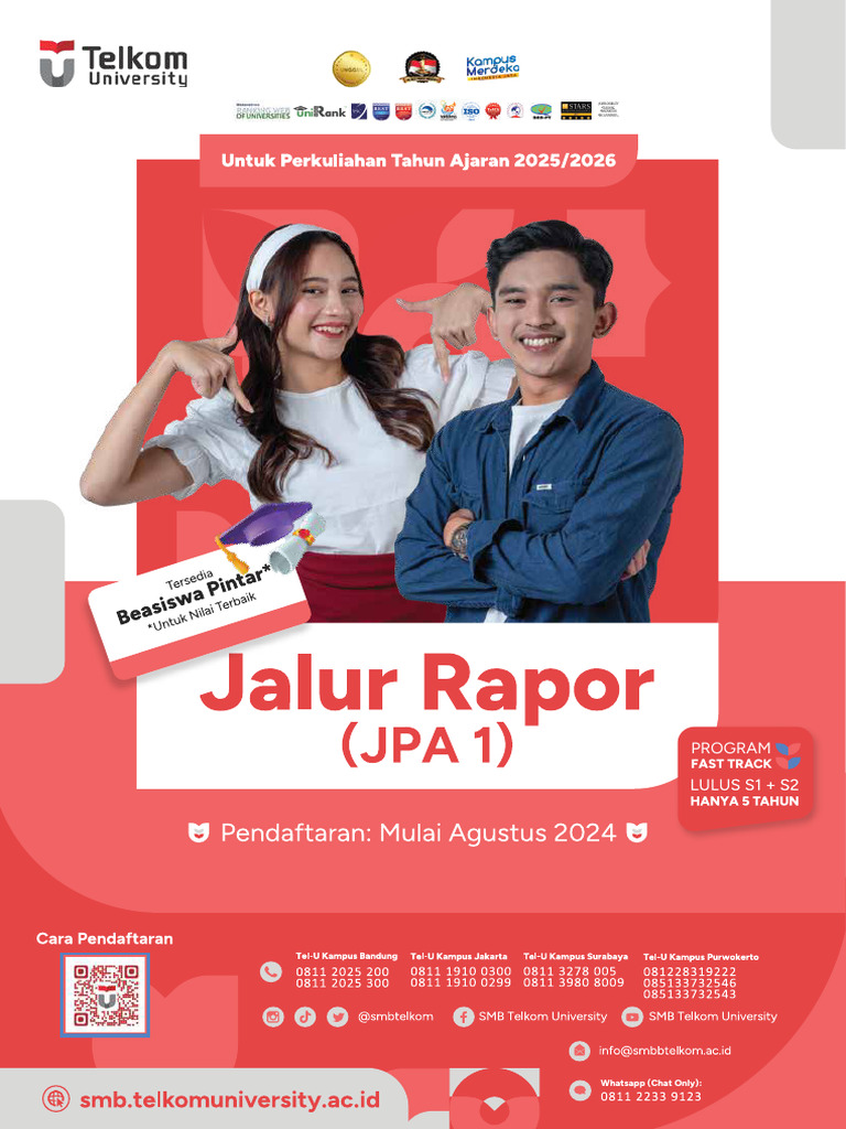 Brosur JPA 1 Telkom University 2025 | PDF