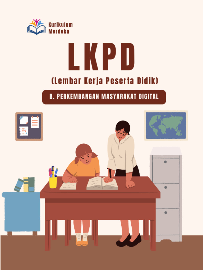 LKPD B. Perkembangan Masyarakat Digital | PDF