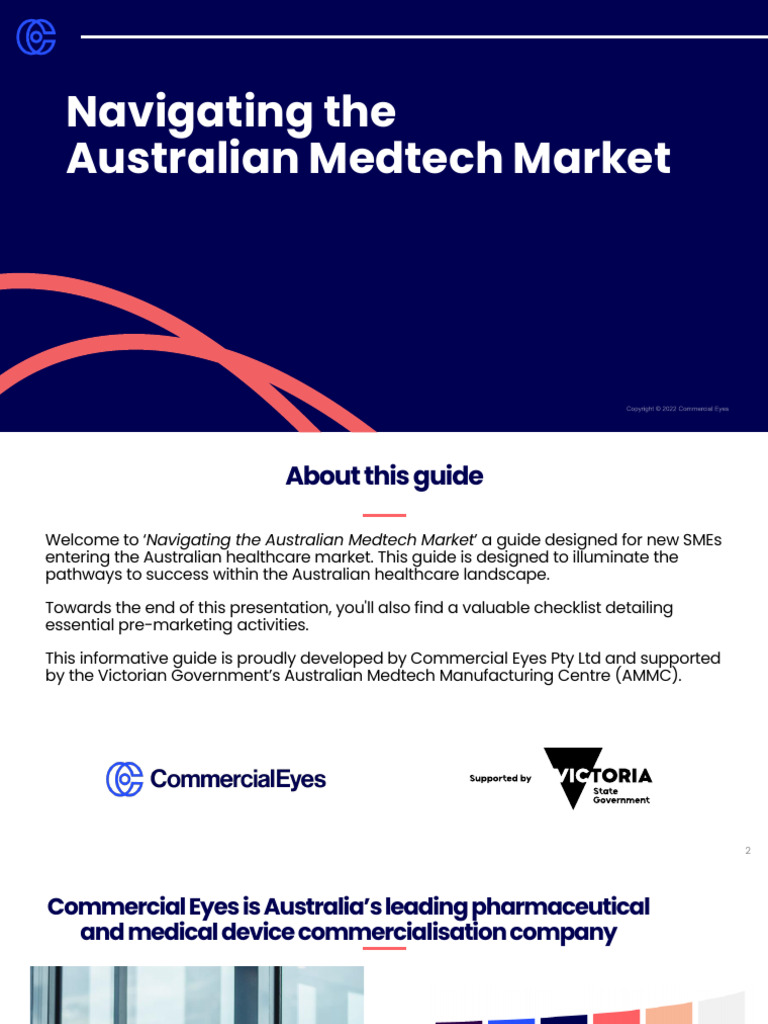 Australian Medtech Market Guide | PDF | Medical Device | Clinical Trial