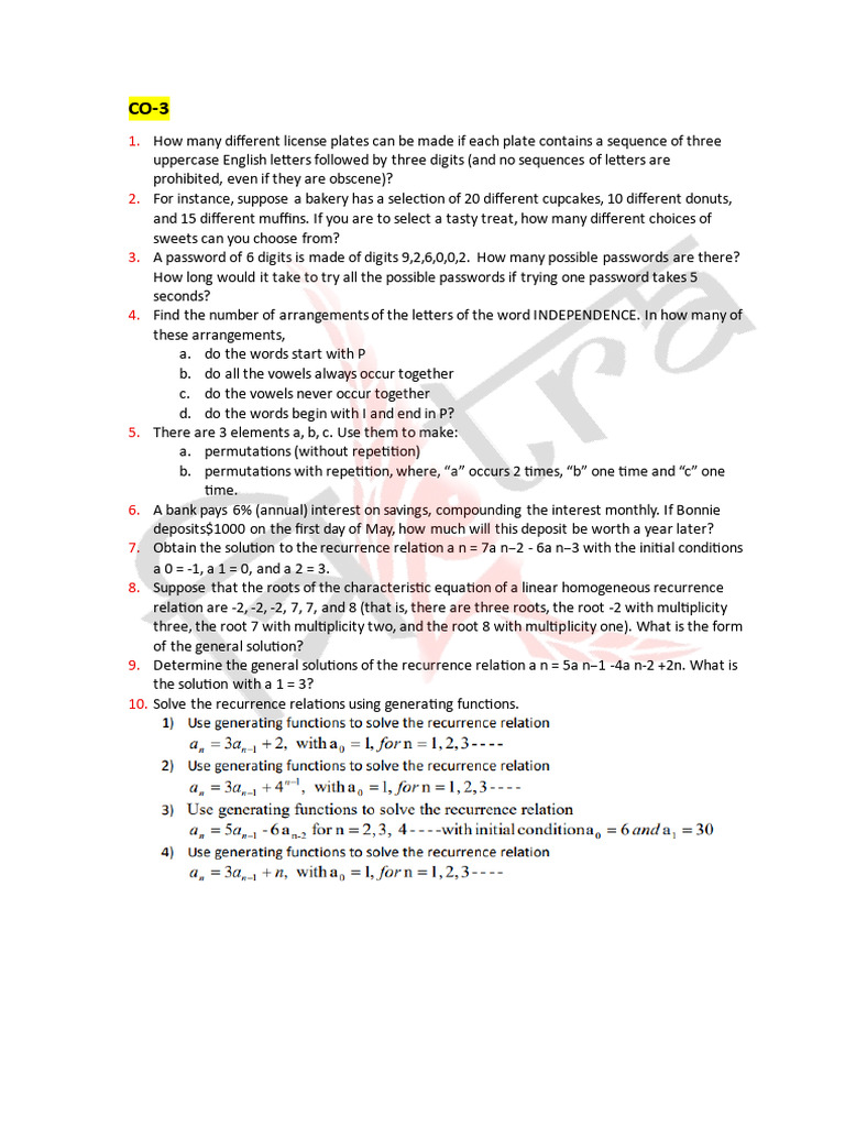 DIS CO-3,4 Imp Questions | PDF | Graph Theory | Theoretical Computer Science