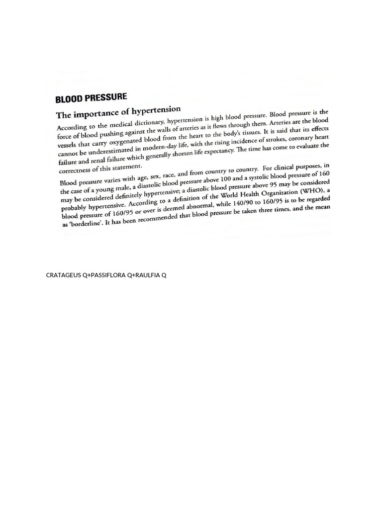 Blood Pressure | PDF