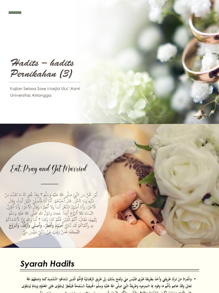 Hadits - Hadits Pernikahan | PDF