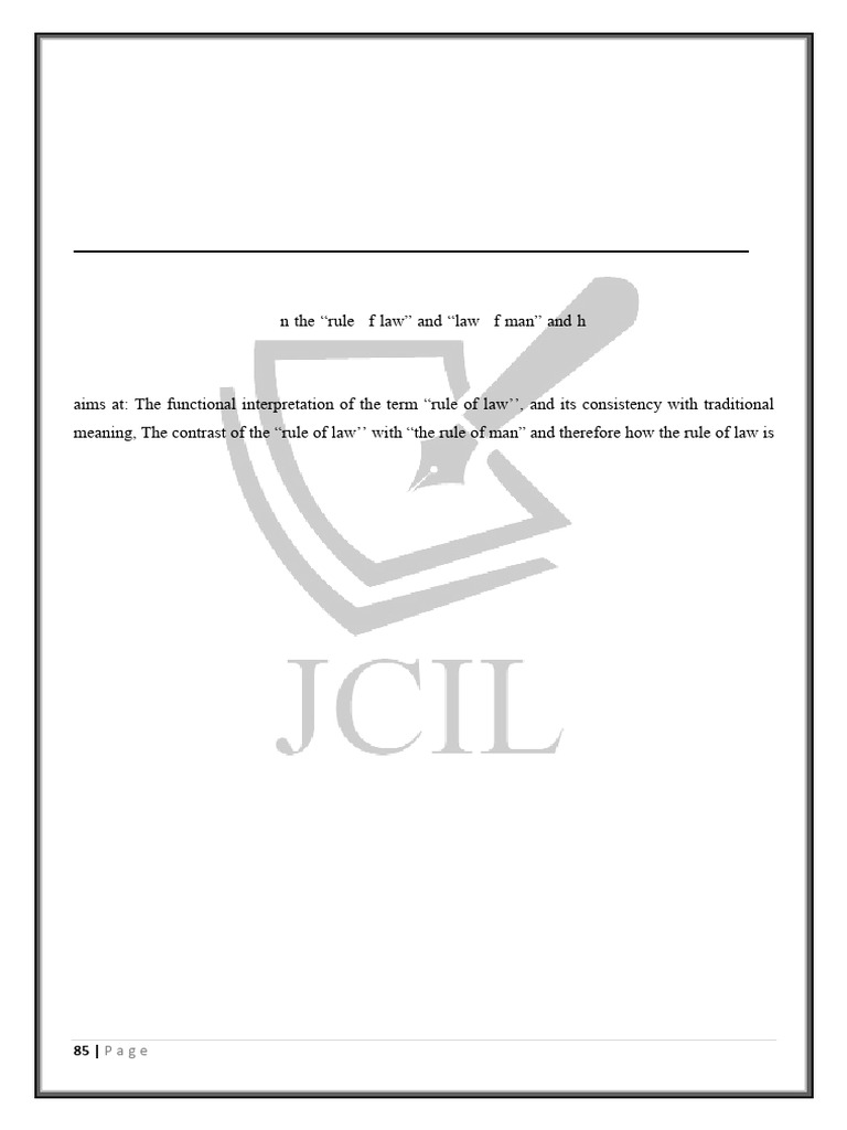 Rule of Law Vs Rule of Man What Prevails 10 | PDF | Rule Of Law ...