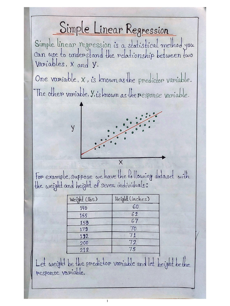Linear Regression | PDF