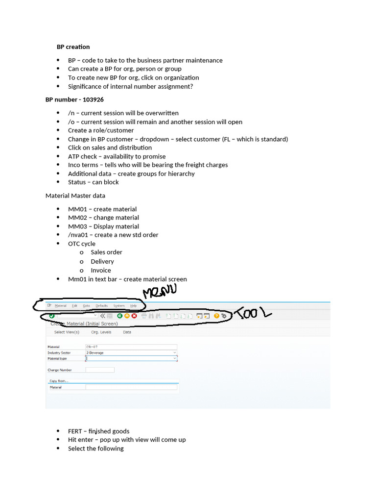 Business Partner Creation Guide | PDF