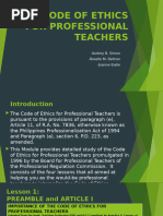 2021 Code of Ethics For Professional Teachers Explained | PDF ...