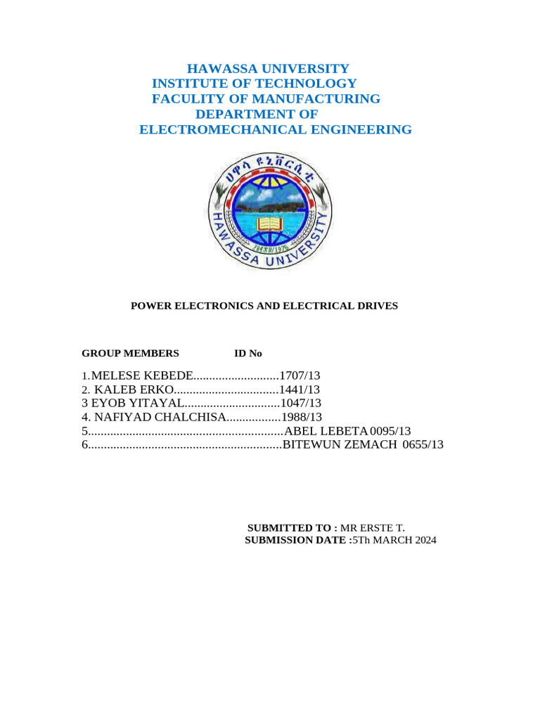 Power Electronics Matlab Project 623 | PDF | Rectifier | Alternating ...