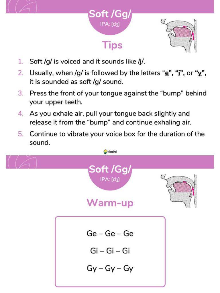 19 - Lesson 19 Soft G Sound - Student | PDF