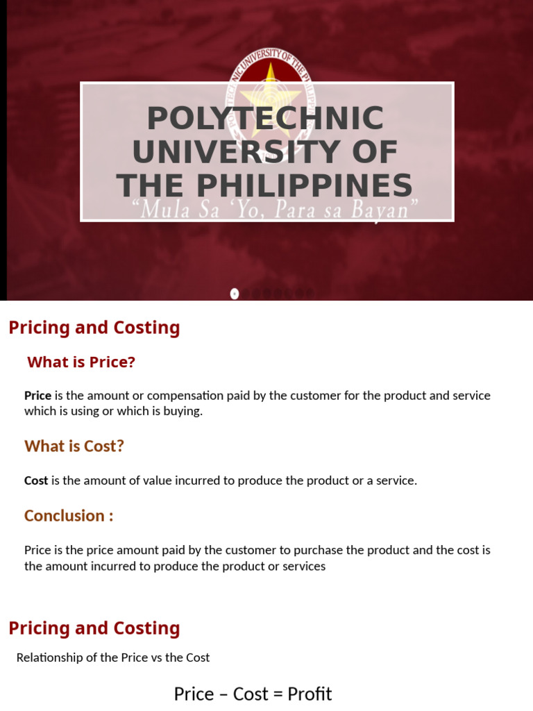 Presentation 09.21.2024 Lesson 1 | PDF | Pricing | Prices