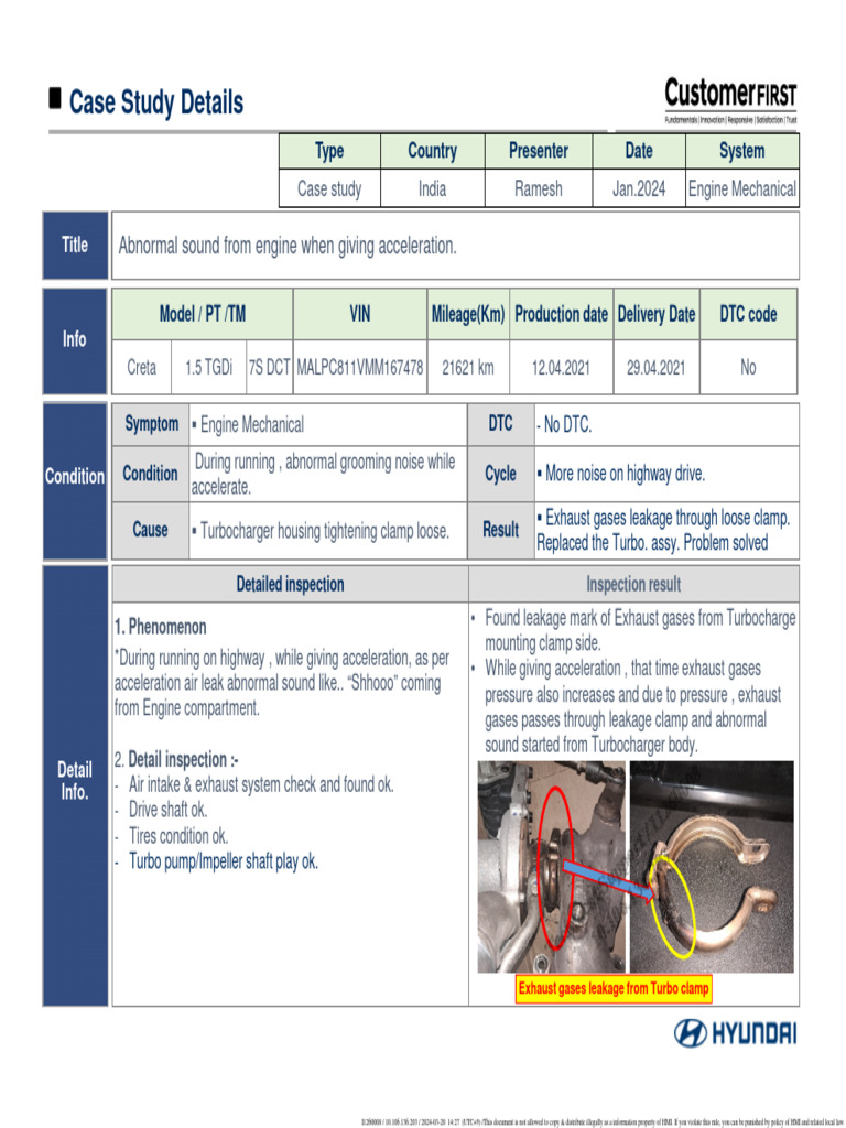 Abnormal Engine Noise Su2i | PDF | Turbocharger | Vehicle Parts