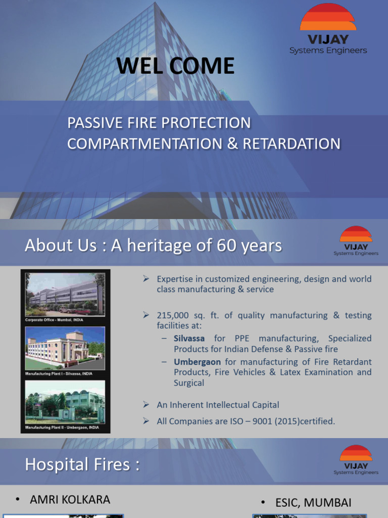 Passive Fire Protection Compartmentation & Retardation | PDF | Wall ...