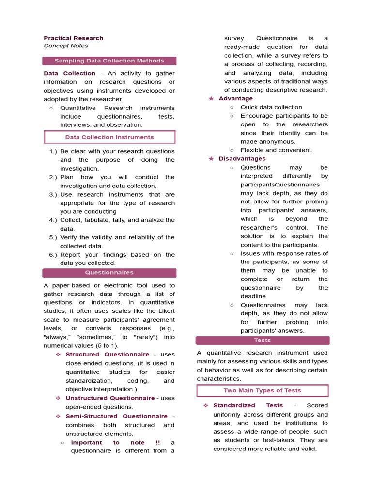 PR REVIEWER Teach Tudyante | PDF | Level Of Measurement | Likert Scale