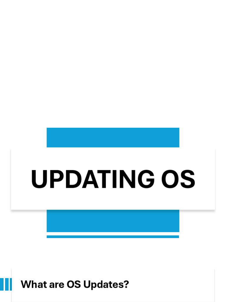 Essential OS Update Types & Benefits | PDF | Computer Security | Security