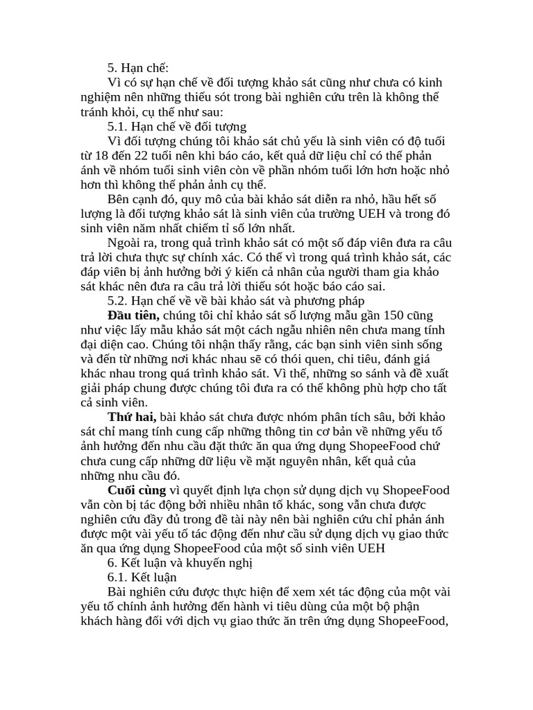 TKUD Hạn chế và khuyến nghị | PDF