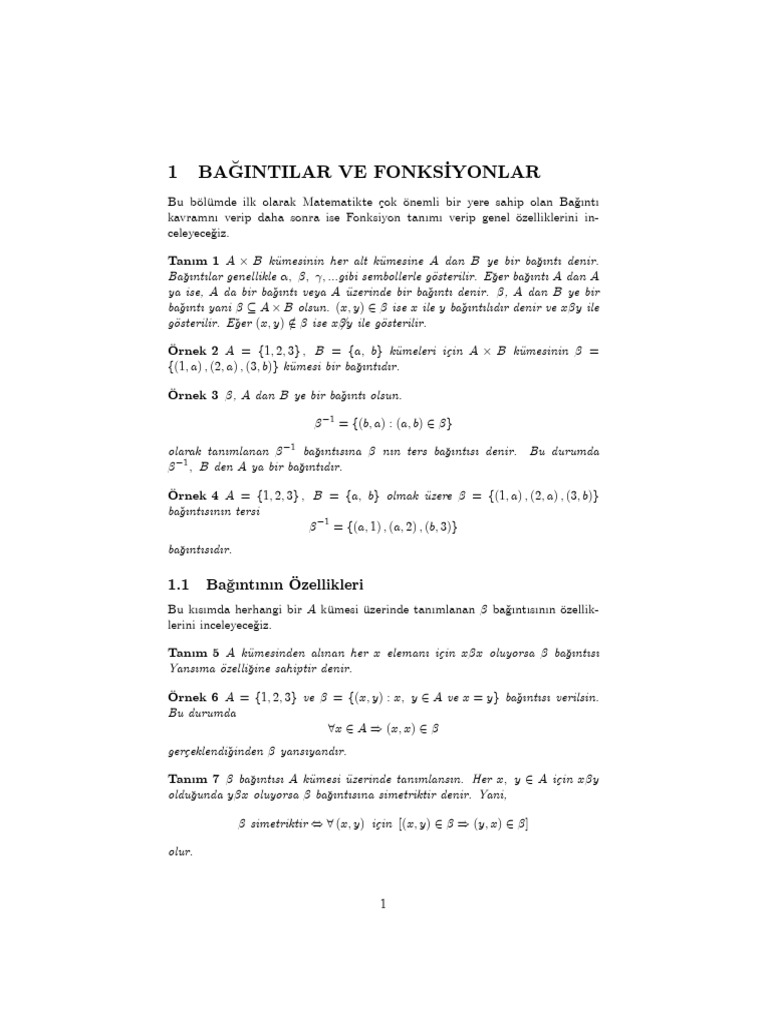 Bağlantılar Ve Fonksiyonlar | PDF