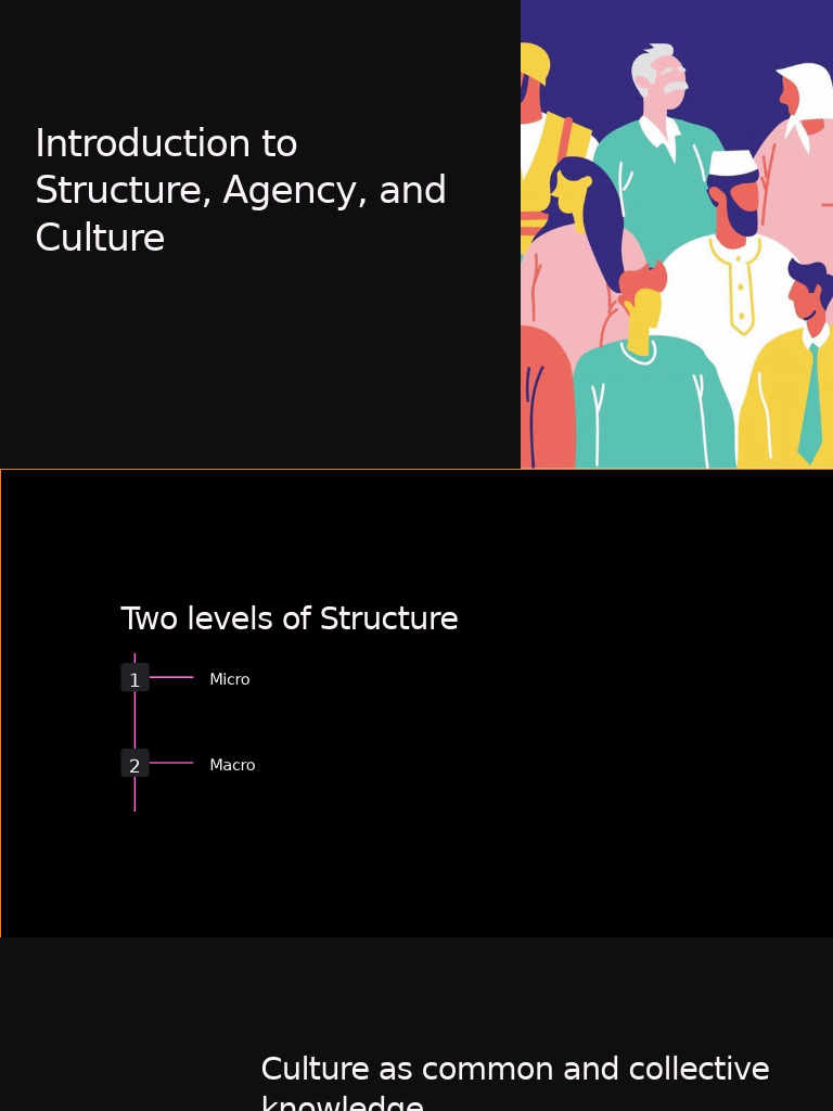 Structure, Agency, and Culture PPT (1) (Autosaved) | PDF