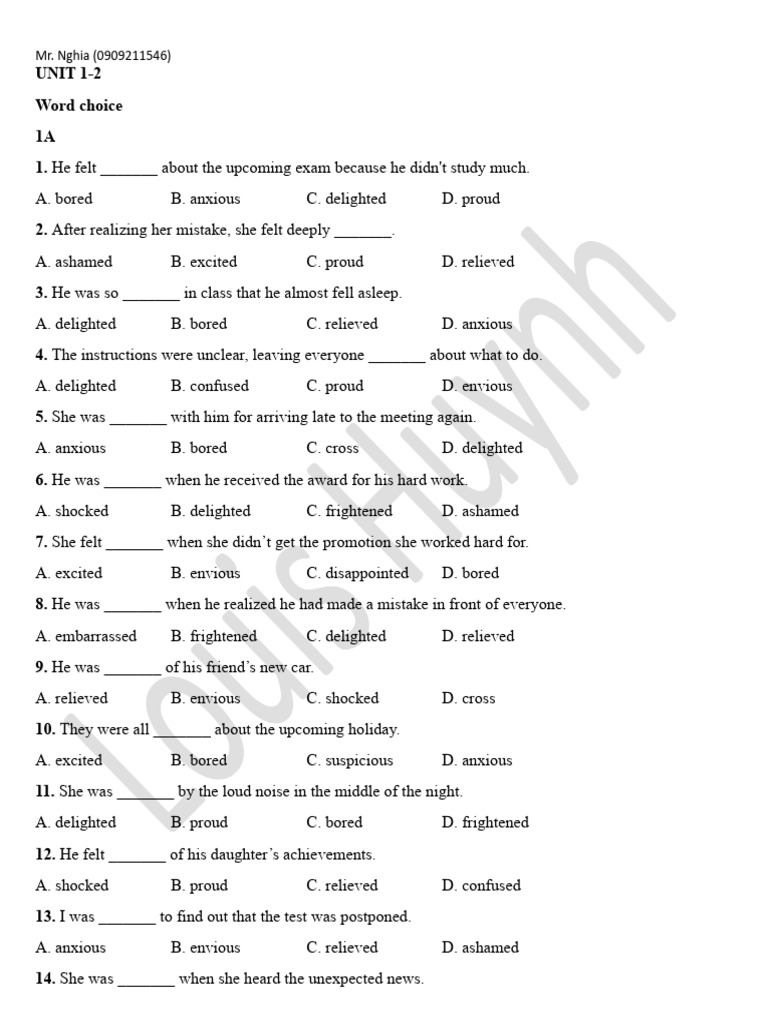 Ôn tập K10 Form | PDF