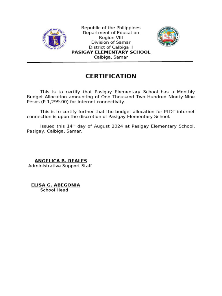 PLDT Certification | PDF