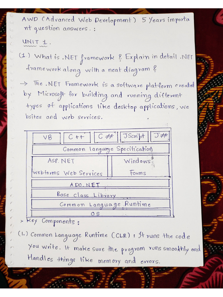 AWD All Unit Important Answers - ASH? | PDF