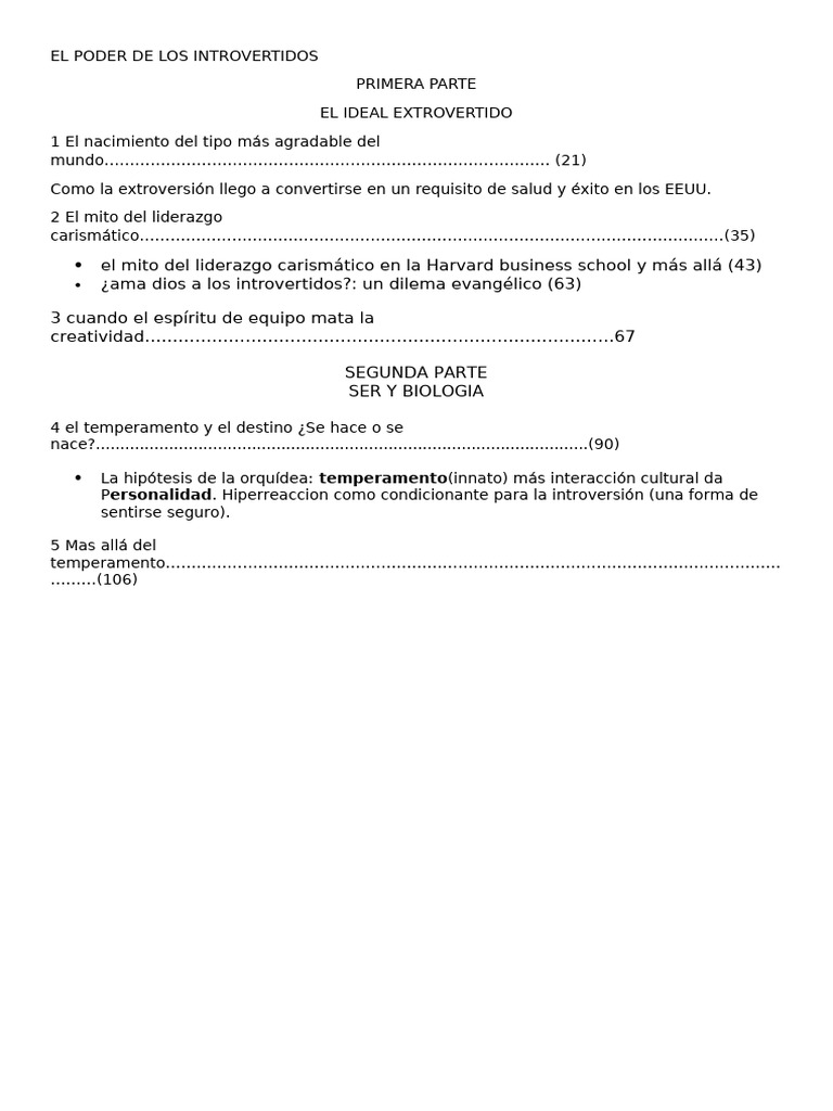 El Poder de Los Introvertidos | PDF