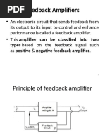 Feedback Topologies | PDF | Amplifier | Electronic Engineering