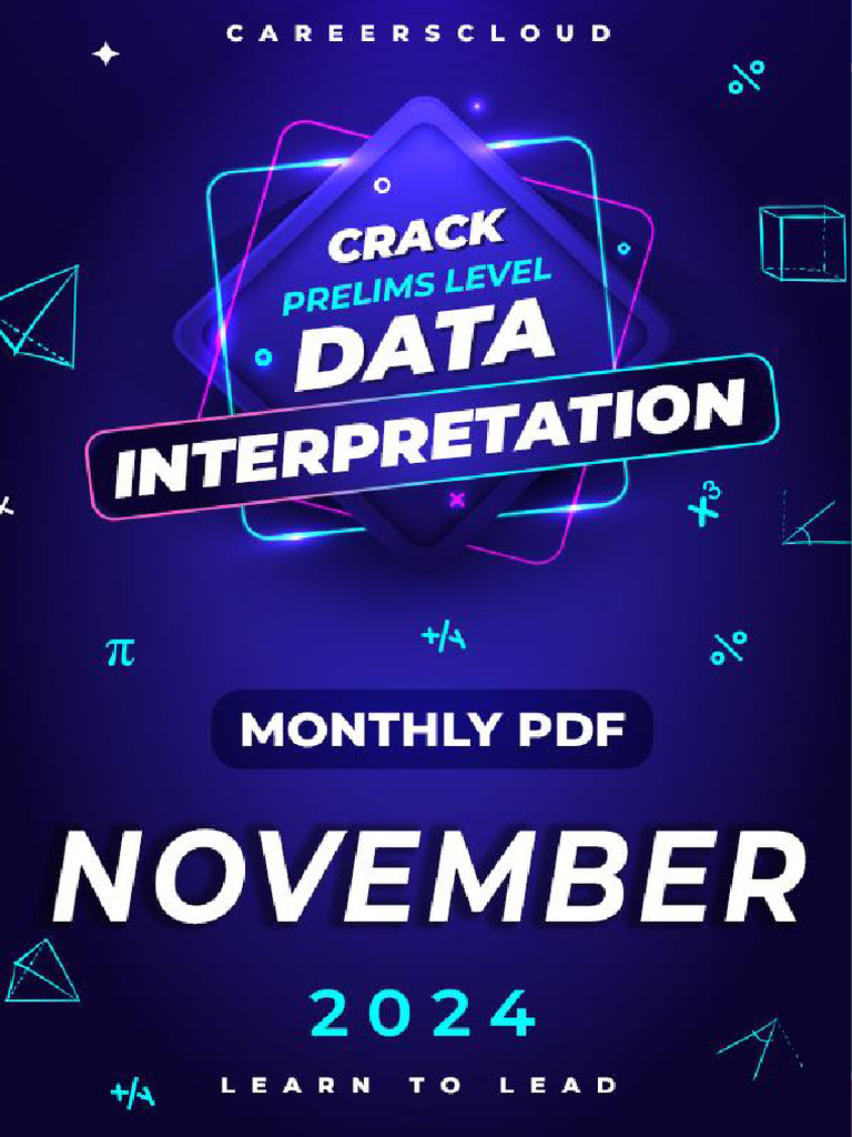 Data Interpretation Prelims PDF 1 | PDF | Litre | Interest