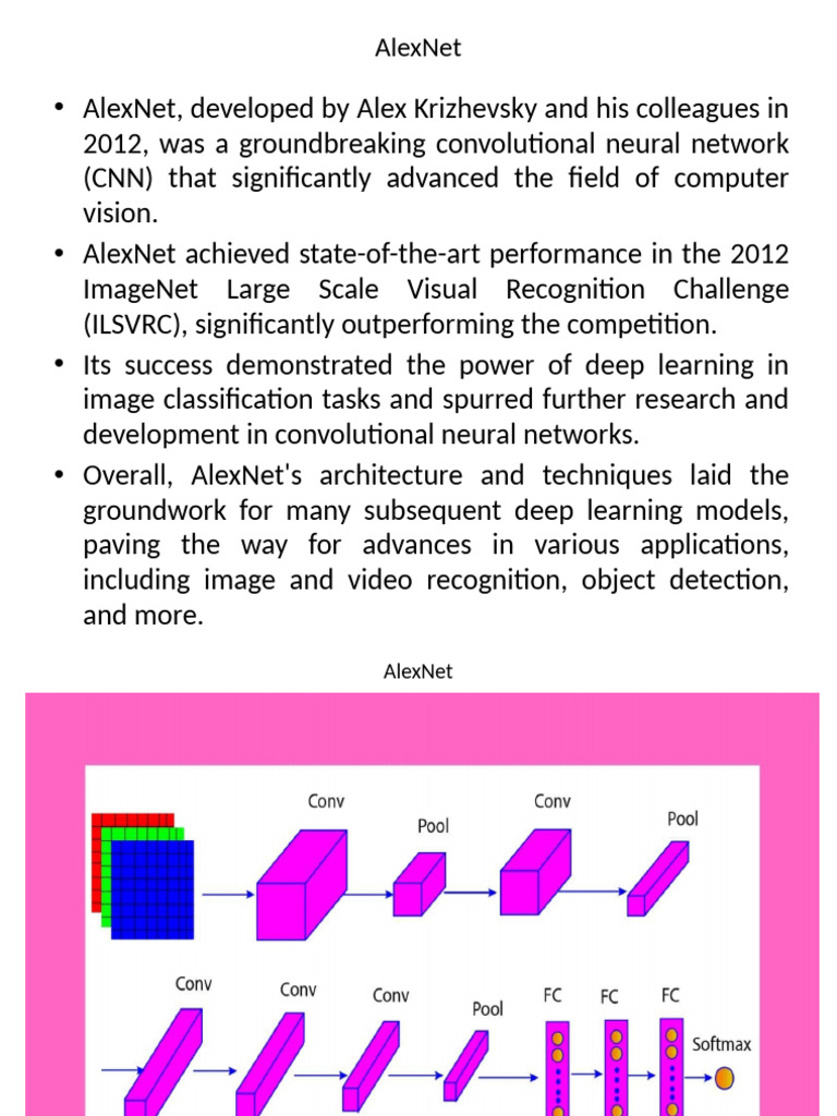 ML Lec 15 Alexnet CNN | PDF | Artificial Intelligence | Intelligence ...