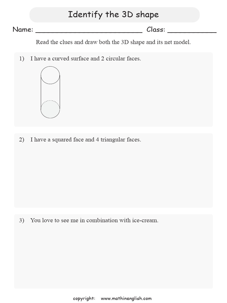 Identify Nets Shapes 2 | PDF