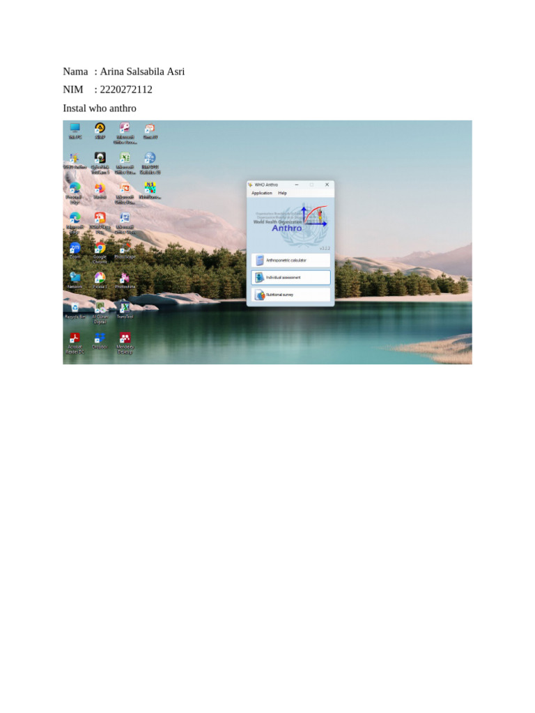 Instal Who Anthro | PDF