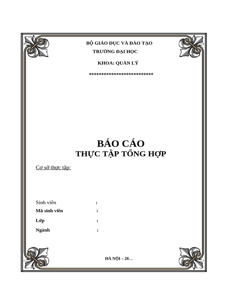 Mau Bao Cao Thuc Tap 4 | PDF