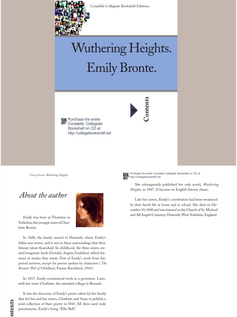 Wuthering Heights PDF | PDF | Emily Brontë