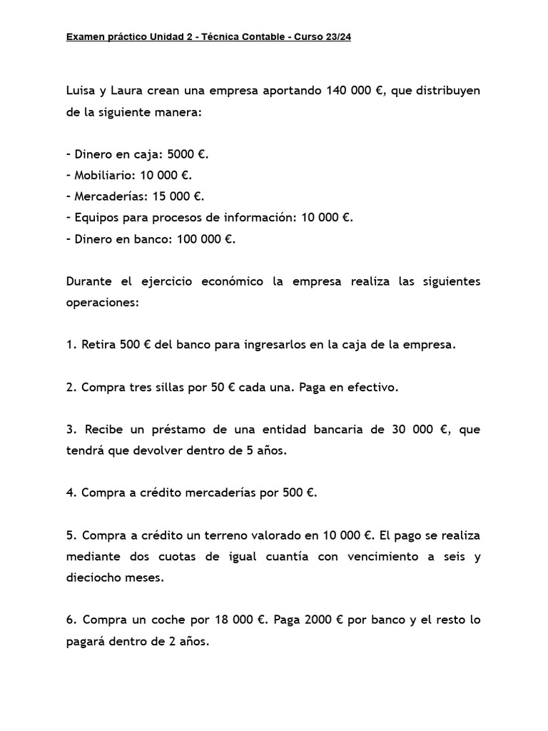 Ex Práctico U2 | PDF