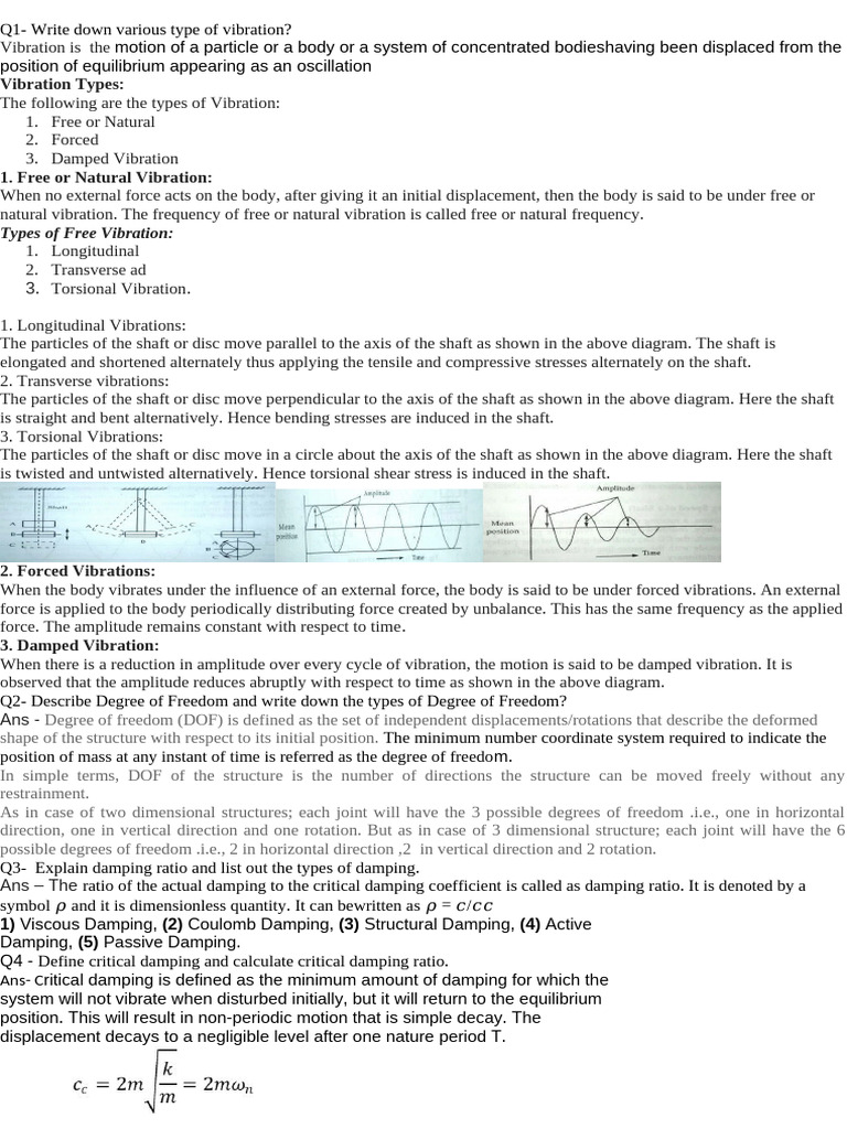 Structural Dynamics Reduction | PDF | Oscillation | Damping