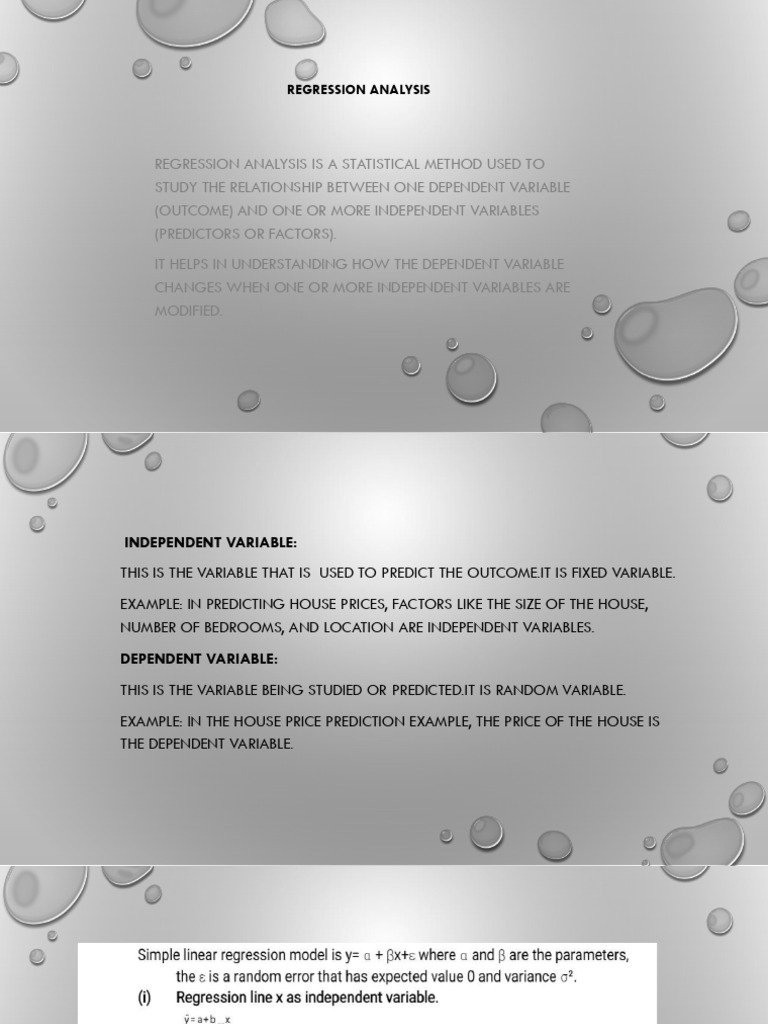Regression Analysis Explained | PDF