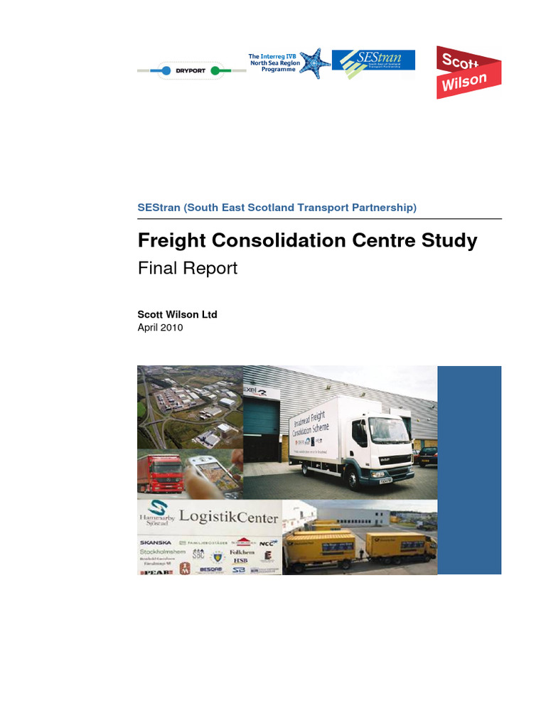 Freight Consolidation Centre Study Final Report | PDF | Retail | Transport