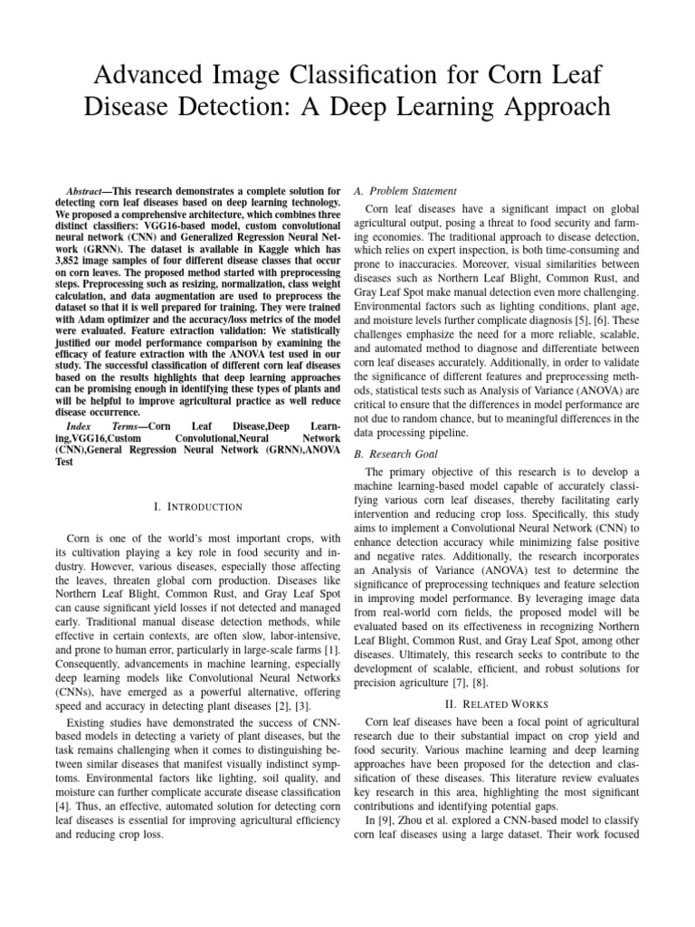 IEEE Conference Template 6 | PDF | Artificial Neural Network | Deep Learning