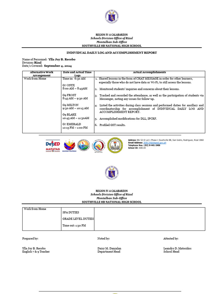 Recobo, Ylla Joy B - Idlar-September 4, 2024 | PDF | Internet | Cyberspace