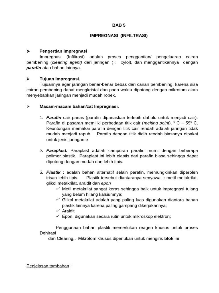 Materi Ke 6 IMPREGNASI | PDF