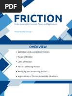 Types of Friction Worksheet | PDF | Friction | Force