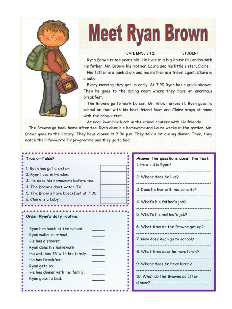 ENGLISH - Level 2B | PDF