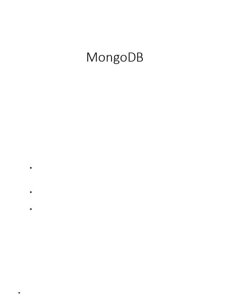 Mongodb | PDF | No Sql | Database Index Mongodb | PDF | No Sql | Database Index