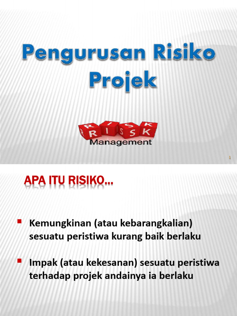 Pengurusan Risiko Projek | PDF