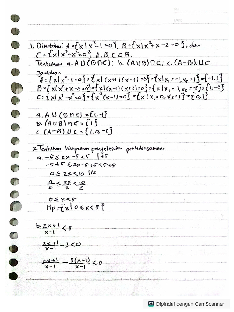 Tugas 1 Kalkulus | PDF