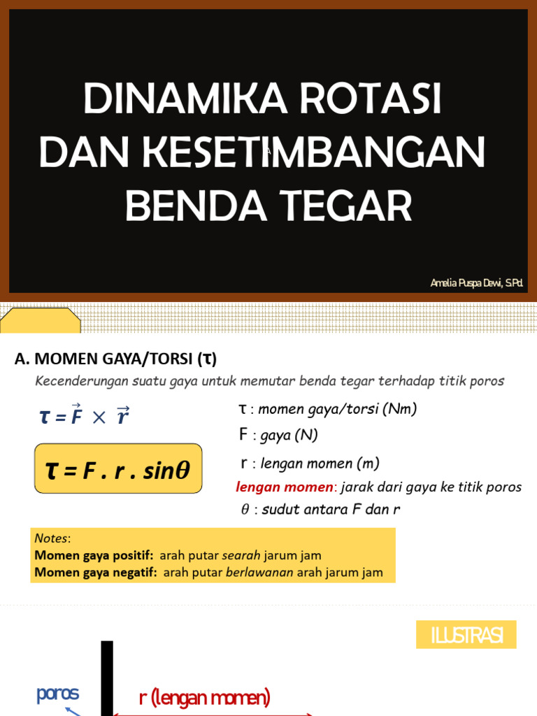 Dinamika Rotasi & Kesetimbangan | PDF