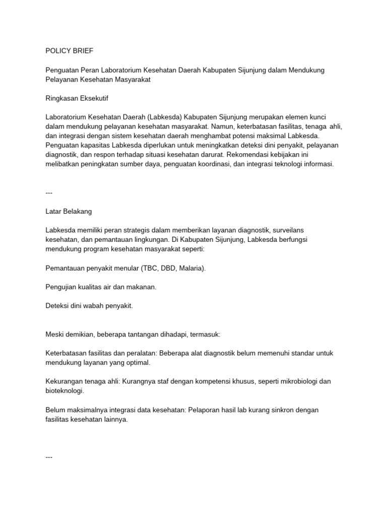 POLICY - BRIEF (1) Conv | PDF