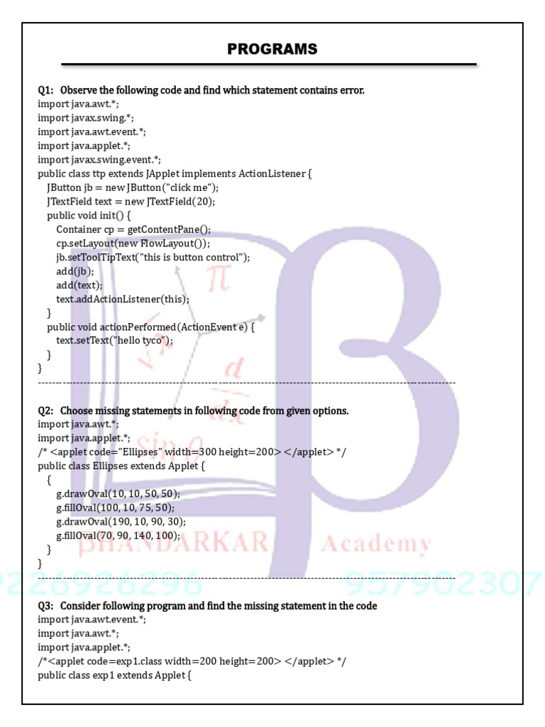 Prog MCQ1 | PDF