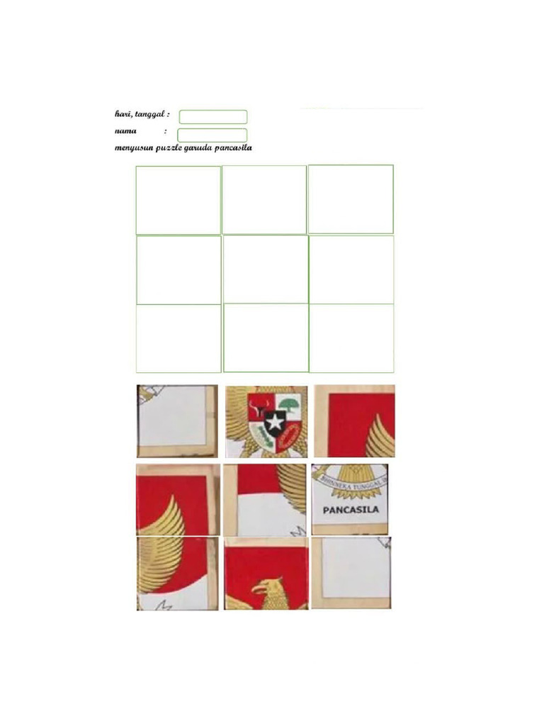 Puzzle Burung Garuda | PDF