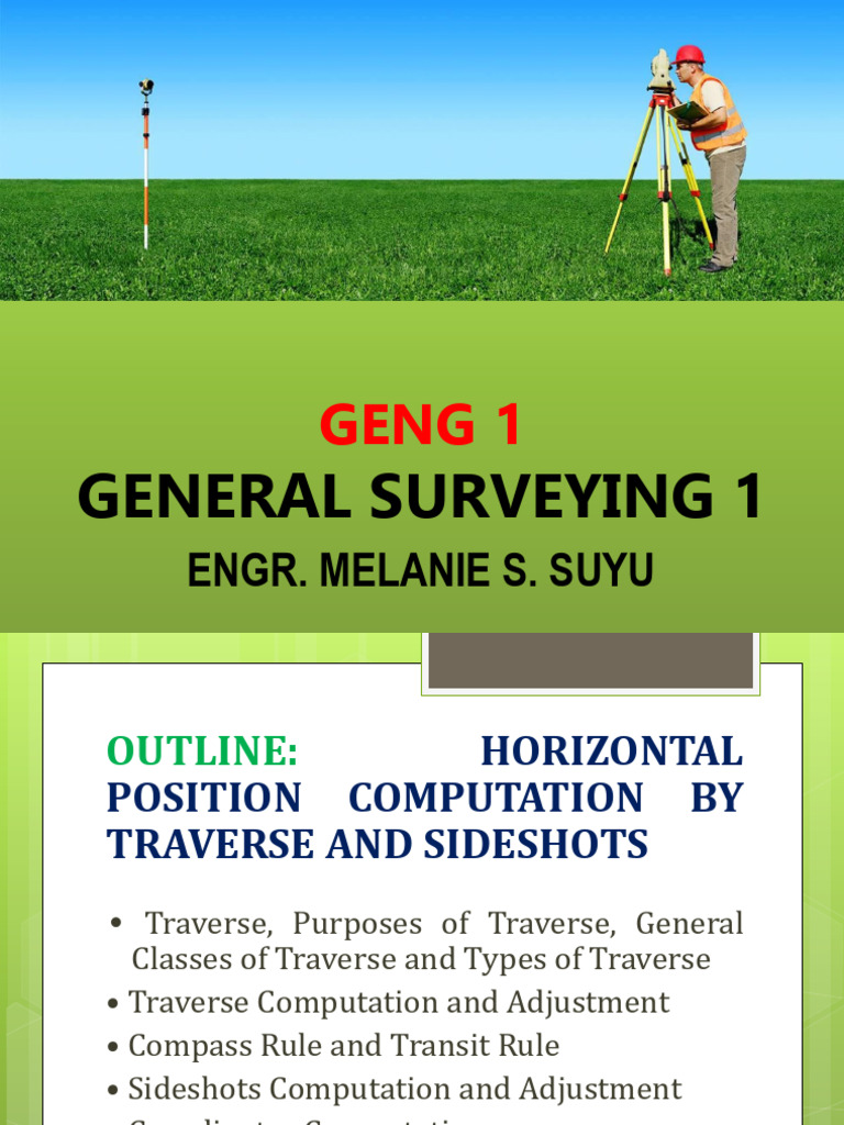 General Surveying 1 Module 8 | PDF | Surveying | Cartesian Coordinate ...