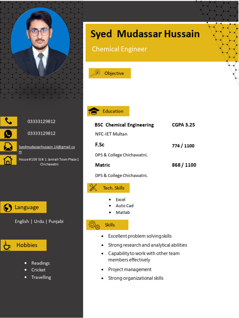 Syed Mudassar CV | PDF
